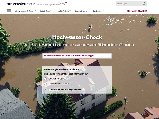 Hochwasser Check Gdv